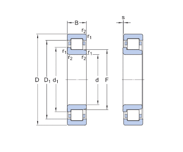 NJ2332ECML SKF Cylindrical Roller Bearings - SKF Bearing|NSK Bearing ...